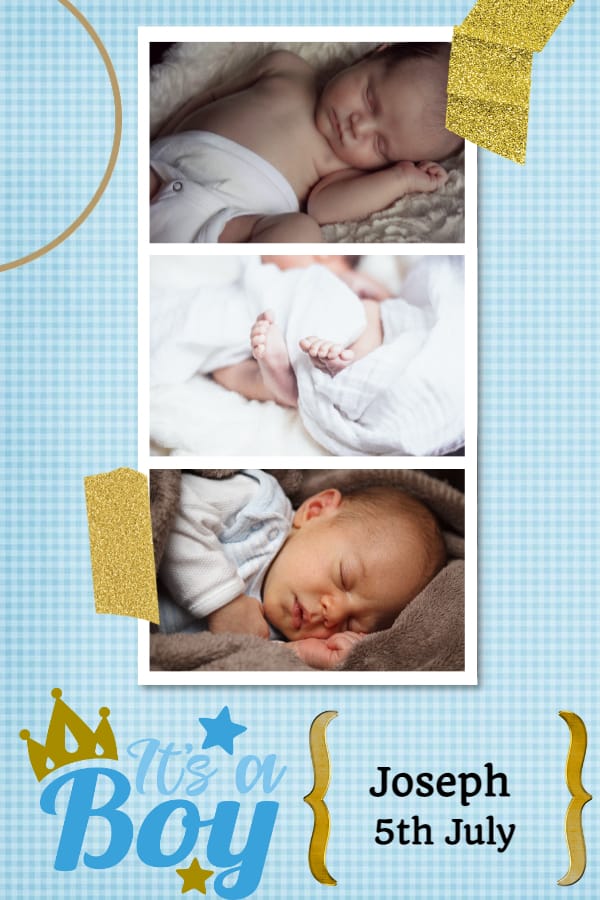 Its a Boy - 5 - Personalized Templates
