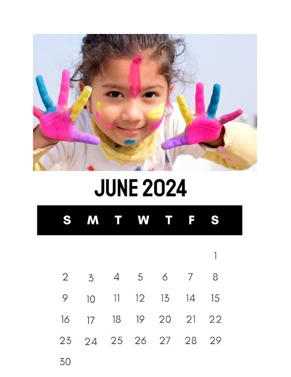 Portrait - Photo - June 2024 - Personalized Templates